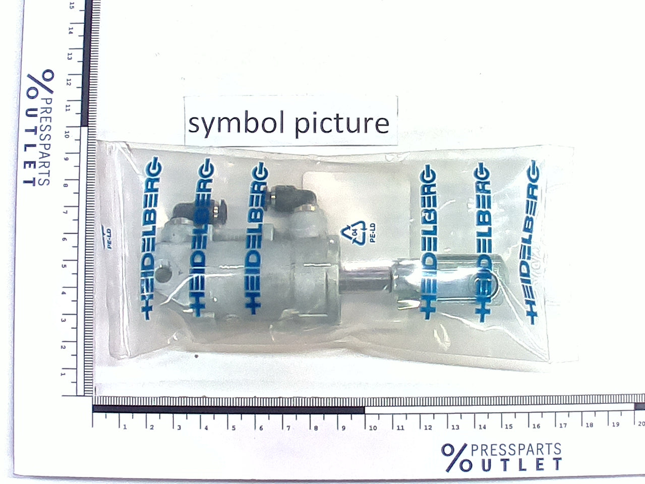 Pneumatic cylinder D40 H15+2 ew. - F4.334.061 / - Pneumatikzylinder D4 ...